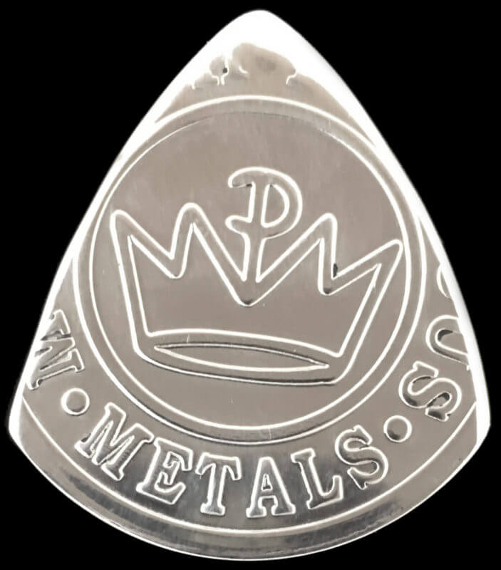 Monarch Silver Buck 1 oz. 99.9% Fine Silver Coin Guitar Pick
