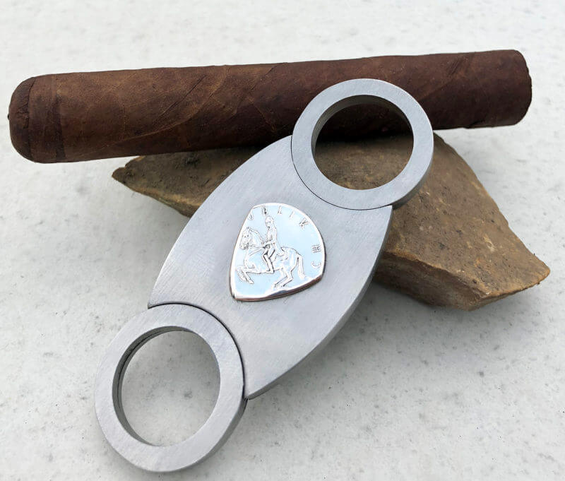 Stainless Steel Double Blade Cigar Cutter Coin Guitar Pick