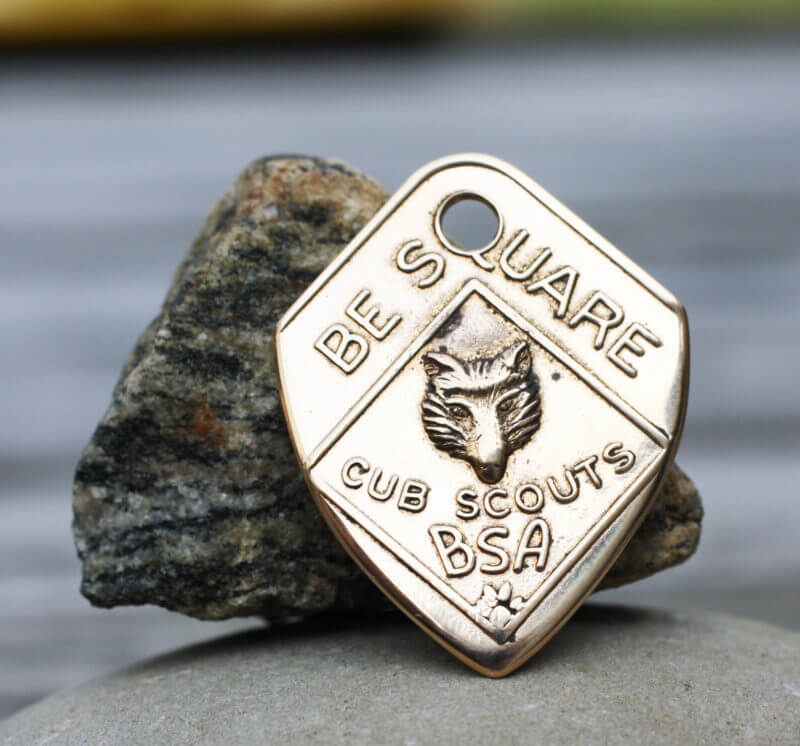Vintage Cub Scouts Key Tag Coin Guitar Pick