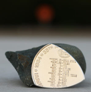 1968 Arkansas Razorbacks Football Schedule Token Coin Guitar Pick