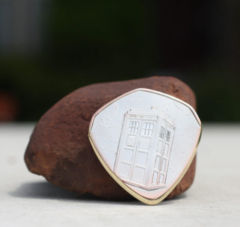 Doctor Who Token Coin Guitar Pick