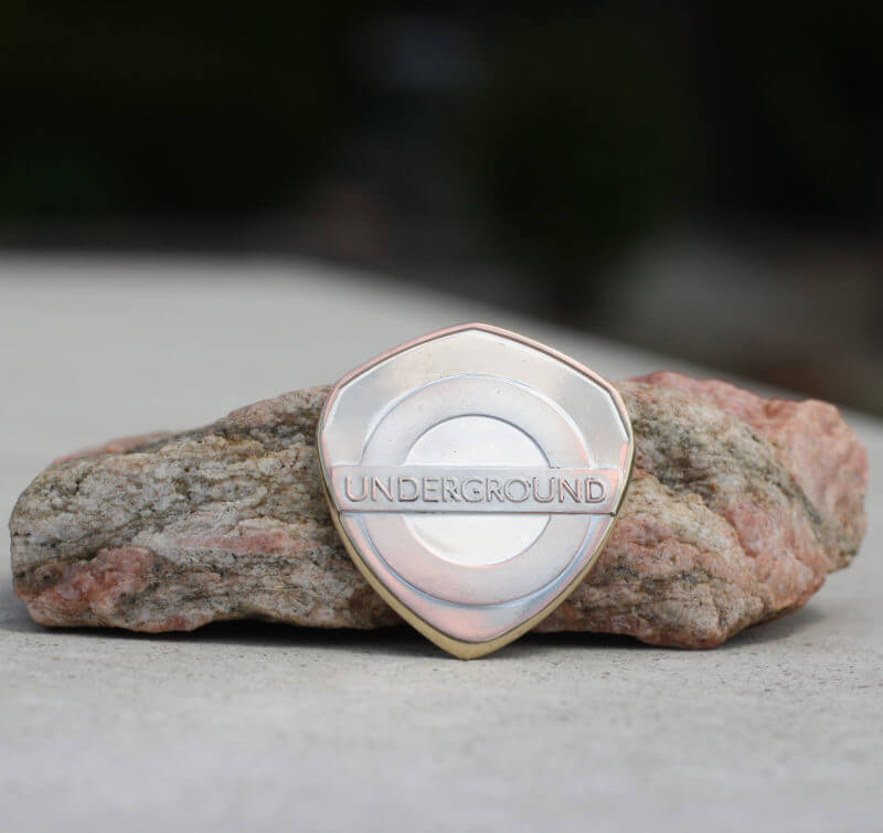 UK Underground Token Coin Guitar Pick