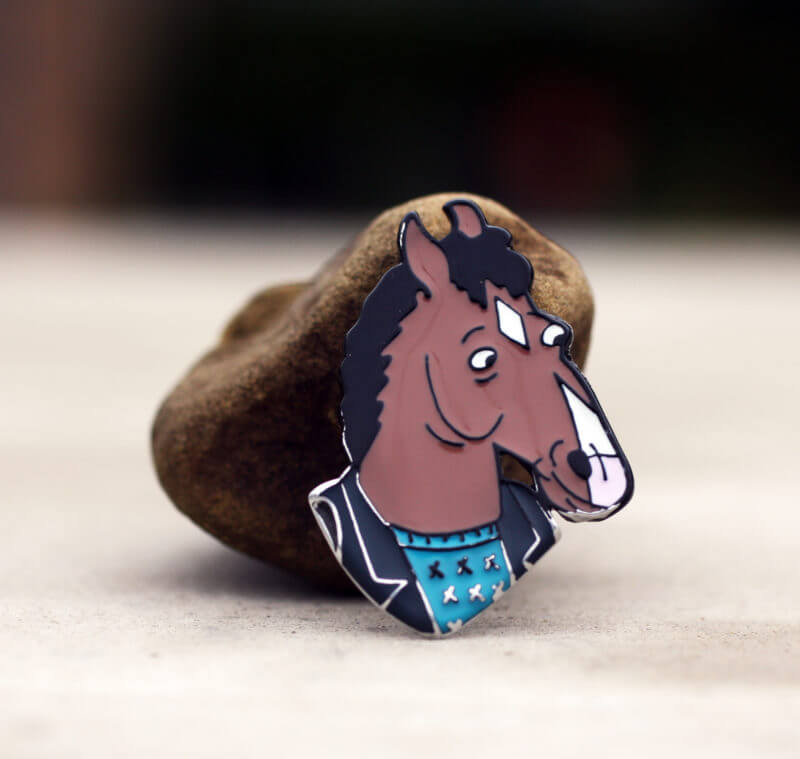 BoJack Horseman Hat Pin Coin Guitar Pick