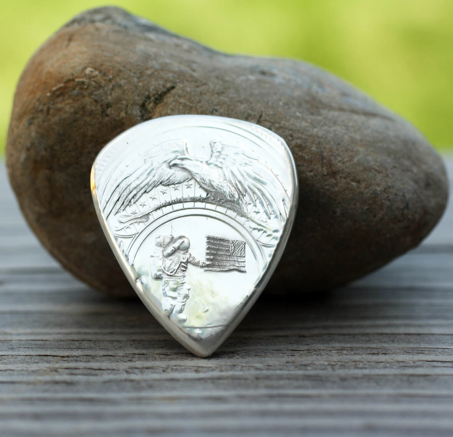 Coin Guitar Picks, The original handmade picks made from coins & tokens