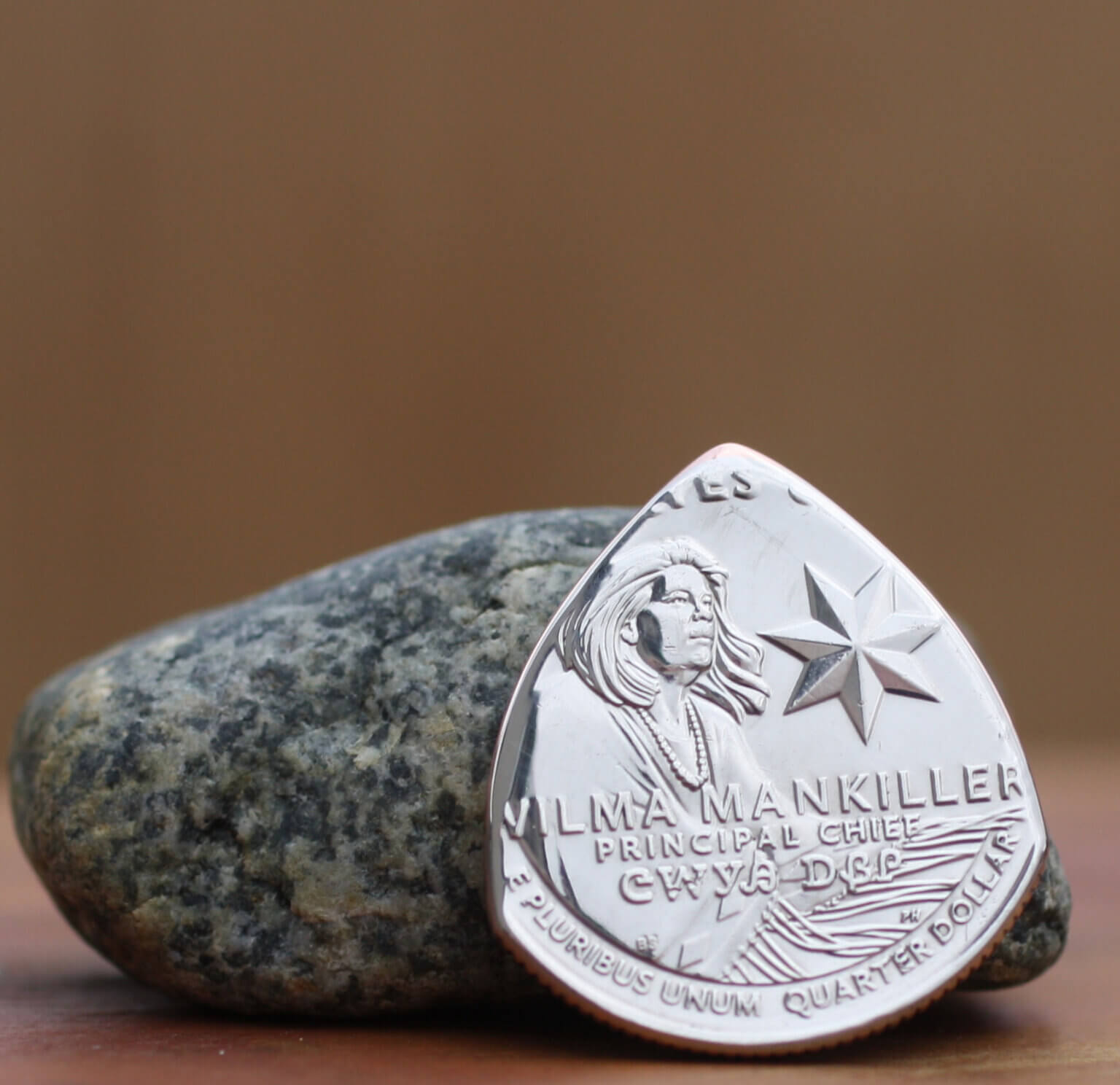2022 Wilma Mankiller US Quarter Coin Guitar Pick