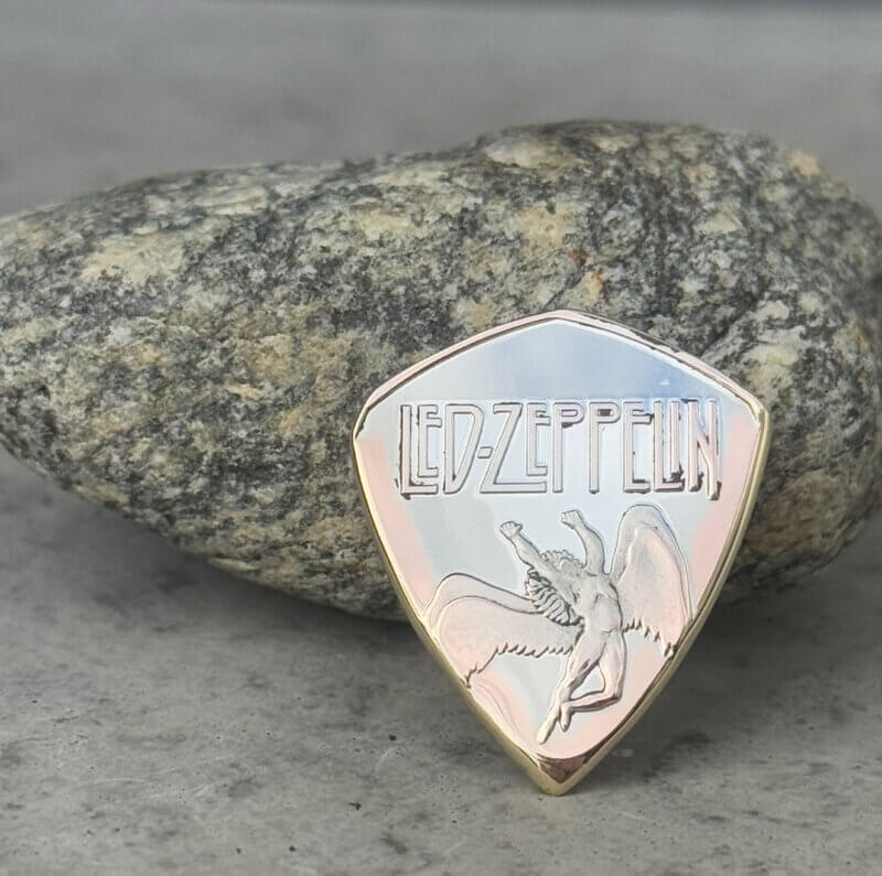 Coin Guitar Picks, The original handmade picks made from coins & tokens